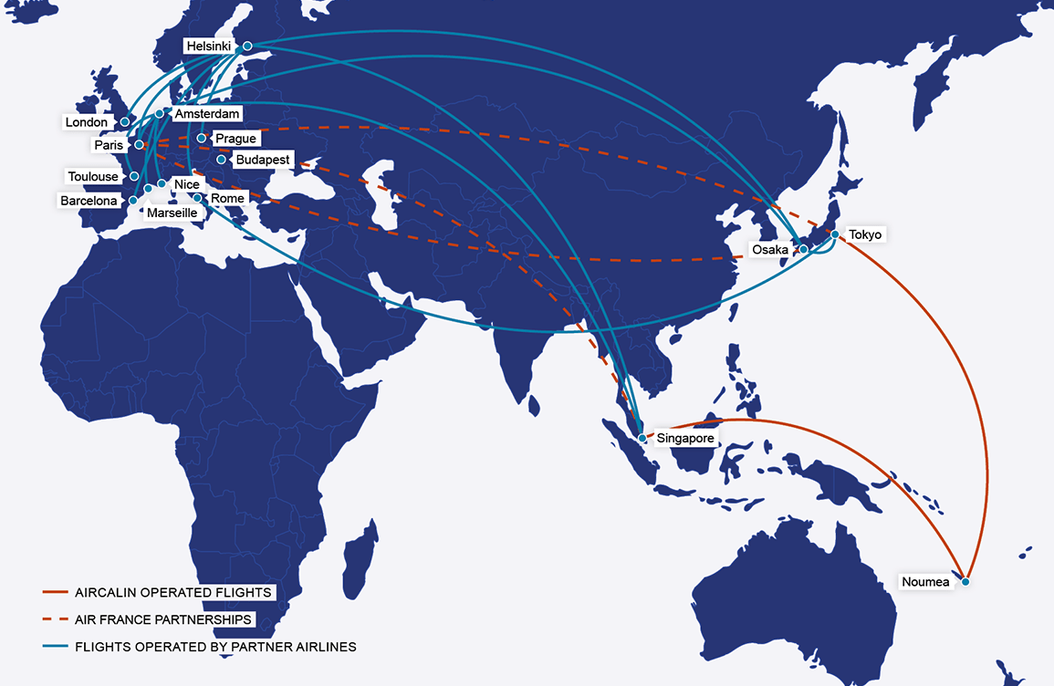 Our destinations | Aircalin