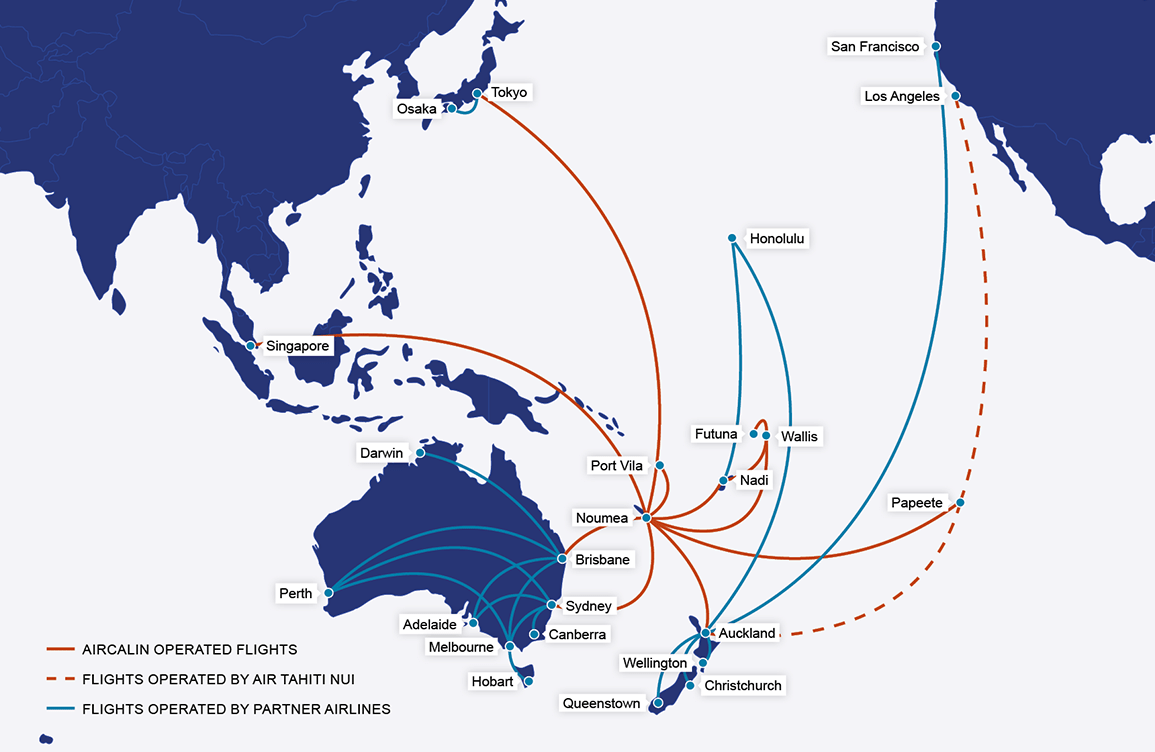 Our destinations | Aircalin